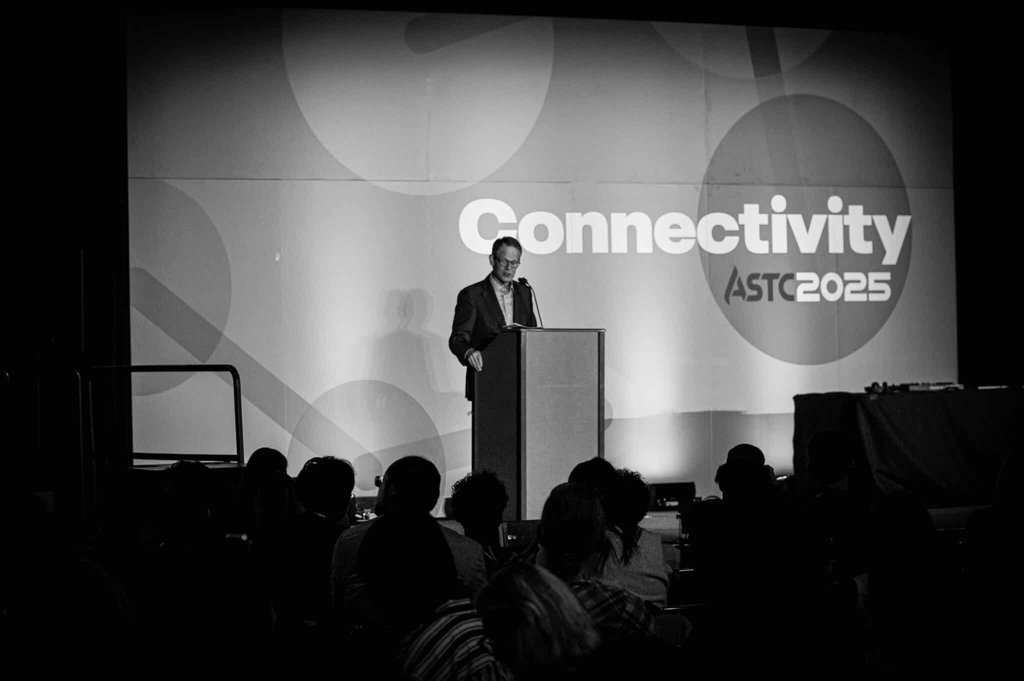 Together again: Day 1 of the 2025 ASTC conference in black and white